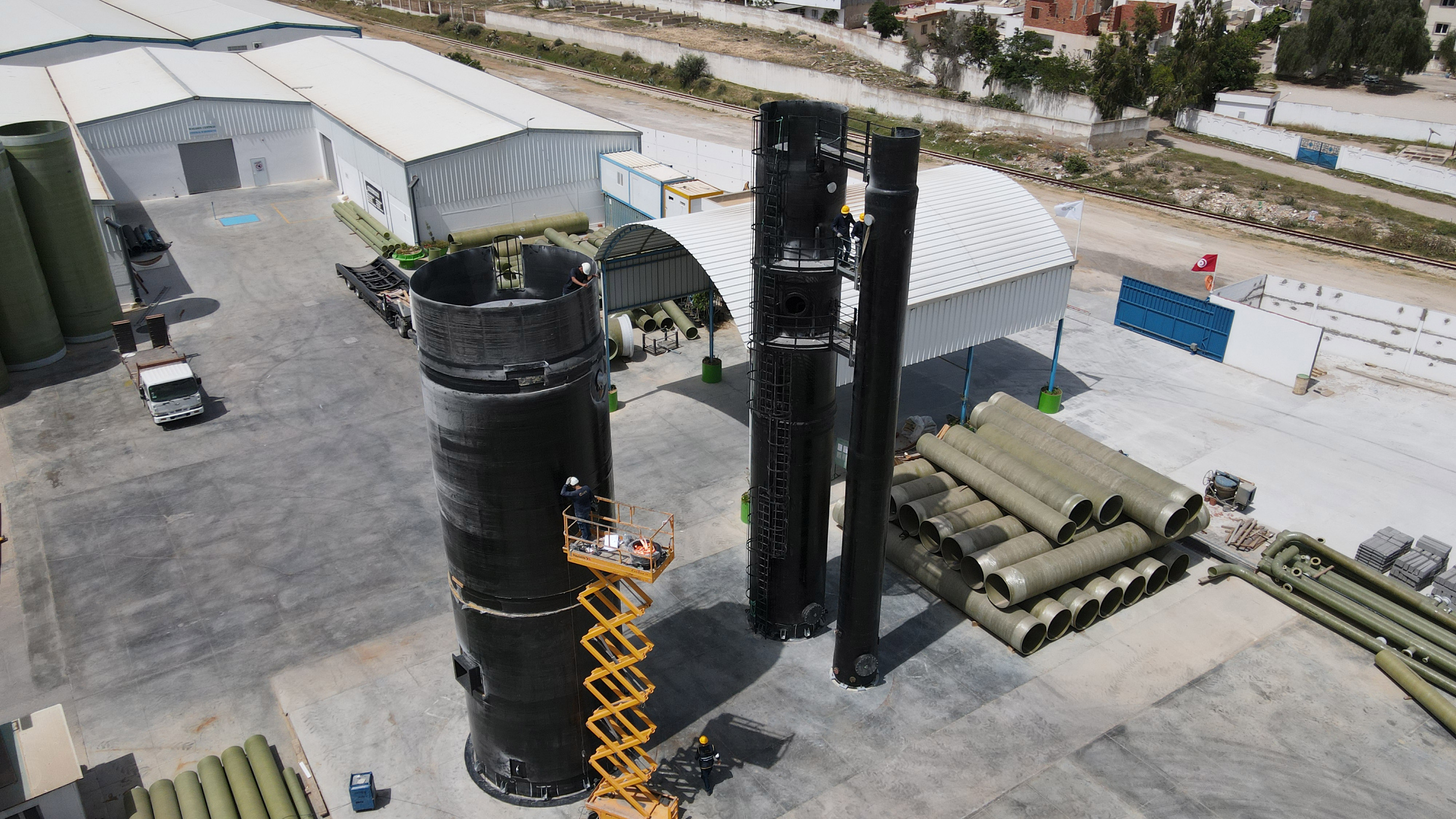 Conception and Manufacture of Methanization Tanks by GCER | GCER